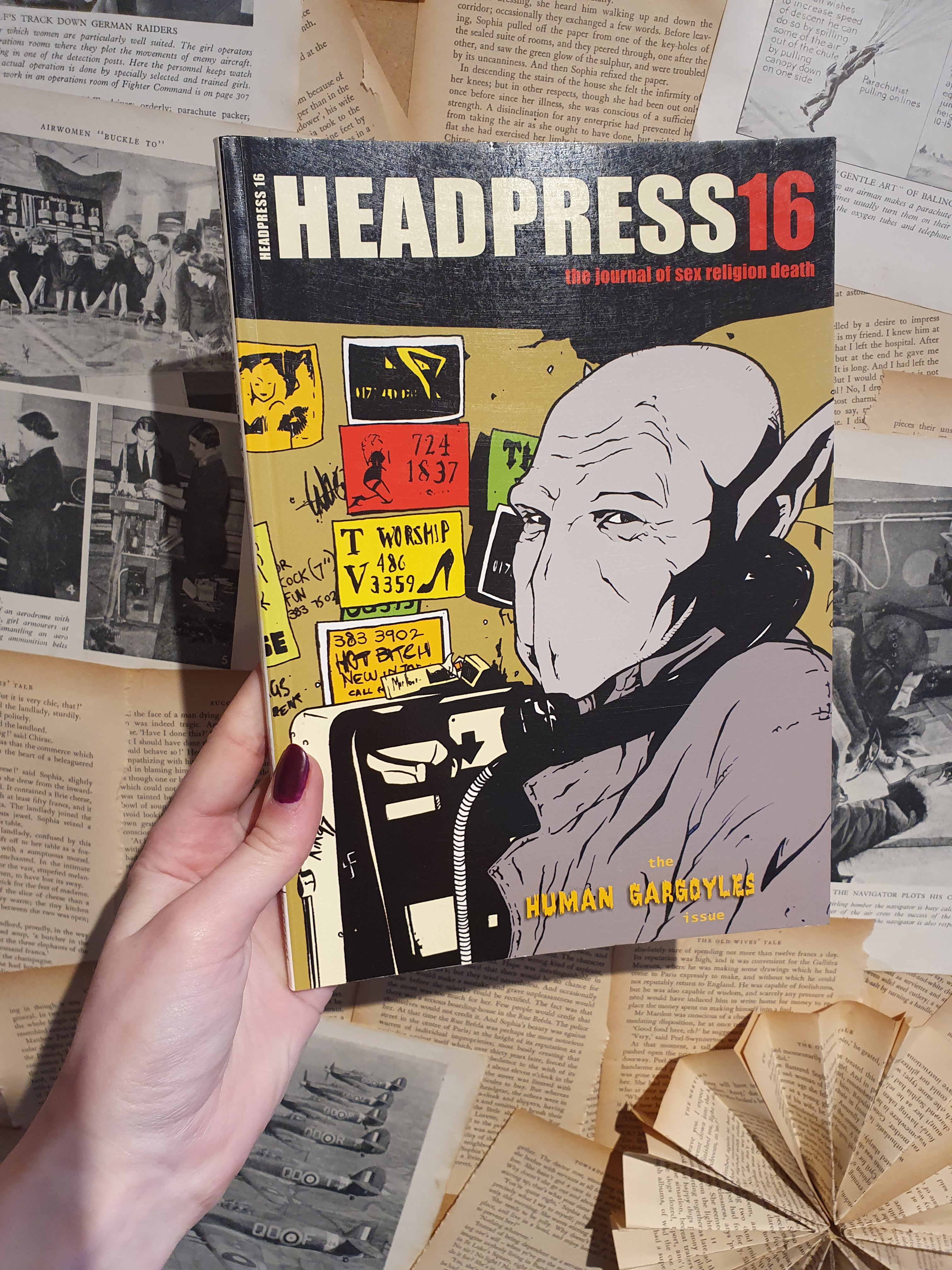 Human Gargoyles Headpress 16 – Books and Crannies Shop